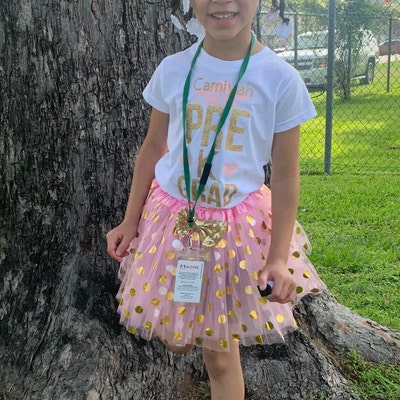 Girls Preschool Graduation Outfit Preschooler Graduate Pre Kindergarten ...