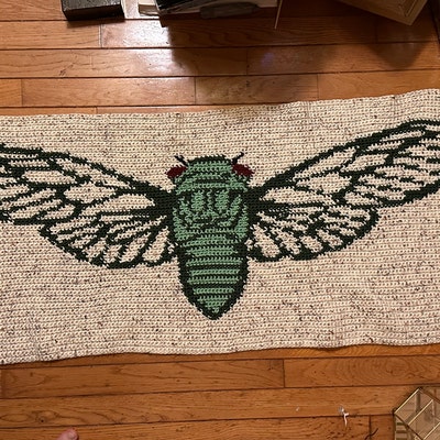 Luna Moth Afghan Crochet Pattern pattern Only - Etsy