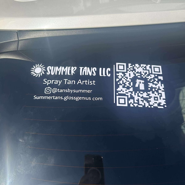 Business Qr Code Decal, Design Your Own Decal, Design Your Own Window ...