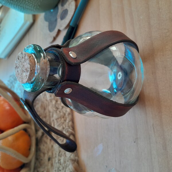 Potion Holder, Leather Holder With Bottle for on the Belt - Etsy
