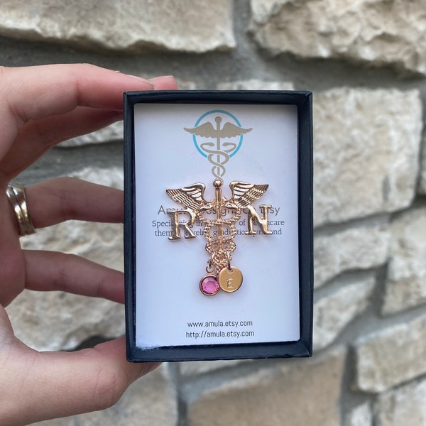 Rose Gold RN Pin - Rose Gold Nurse Pin - Nursing Pin - Pin for Nurse ...