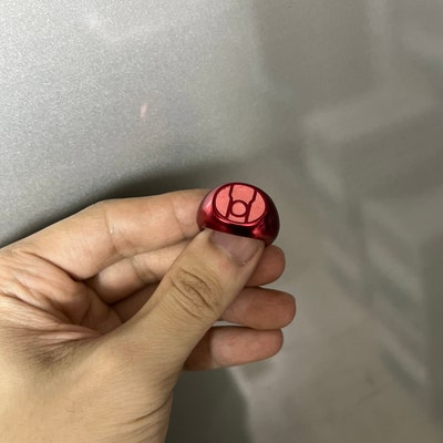 Anodized Yellow Fear Ring - Etsy