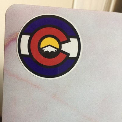 Colorado Circle Sticker Laptop Waterbottle Car Window - Etsy