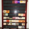 117 Matches Matchbook Display Case Wall Cabinet Holder W/ 98% UV ...