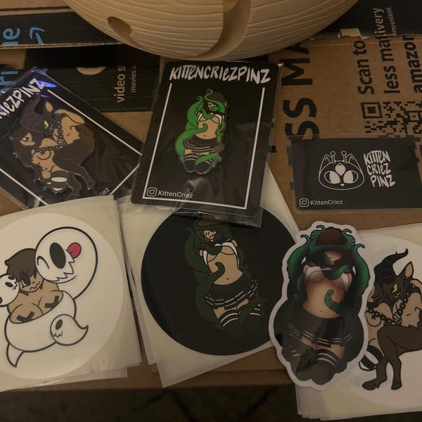 IN HAND Hazbin Hotel Chaggie Enamel Pin - Etsy