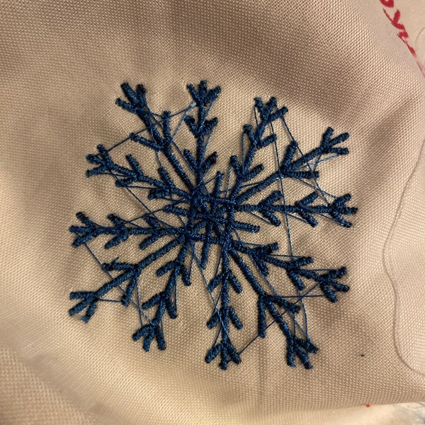 Snowflake Digital Embroidery Design, Snowflake Machine Embroidery ...