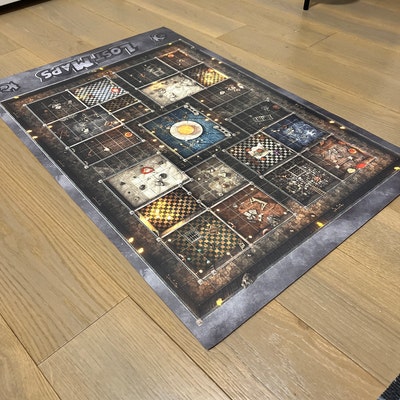 Custom Heroquest Board Game Mat, RPG Playmat, Dungeon and Dragons ...