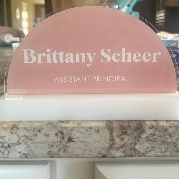 Personalized Acrylic Arch Welcome Sign Wedding Ceremony Minimal Clear ...