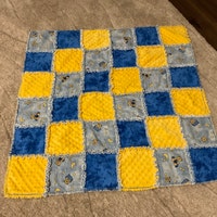 Snowdays Fabric Panel Quilt Kit, Soft Flannel, Candy Cane, Snowman ...