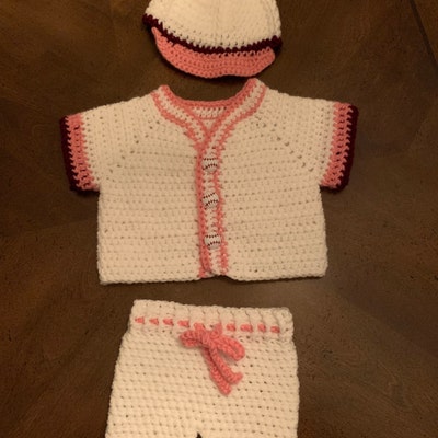 Crochet PATTERN Baby Baseball Uniform, Newborn All Star Baseball Outfit ...