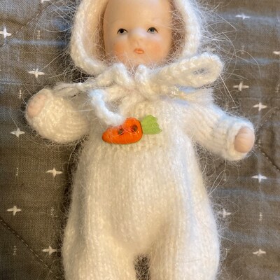 Miniature Doll Clothes Baby Jumpsuit 1:24 Dollhouse Miniature Baby Doll ...