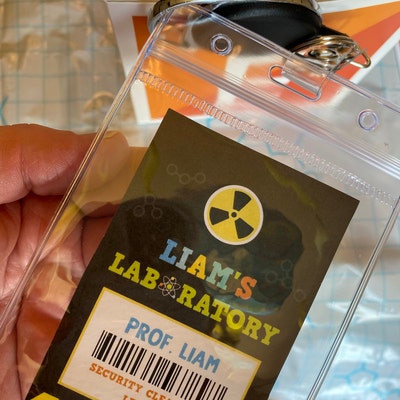 Mad Science Lab Access Card EDITABLE Printable - Etsy