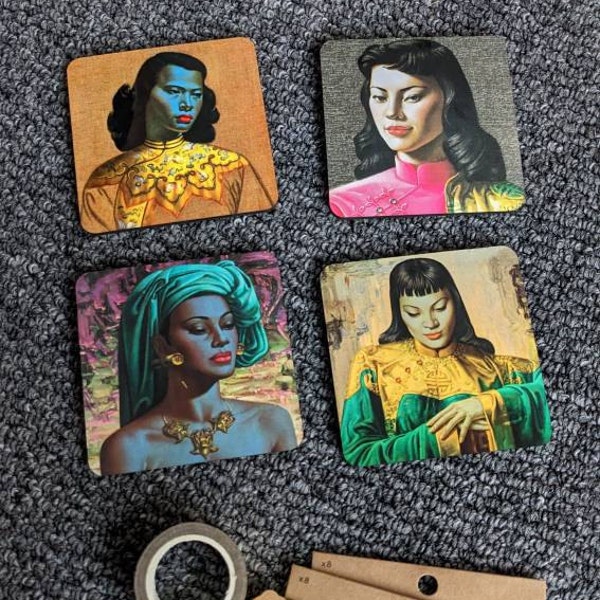 Mid Century Modern Kitsch Print of Kanna - Wall Art, Valdimir ...