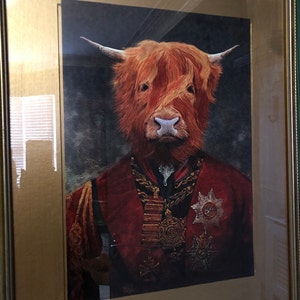 Rabbit Queen Print Vintage Historical Royal Painting Style | Etsy