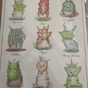 Tree Identification Fine Art Print Giclée Botanical Fine Art Poster - Etsy