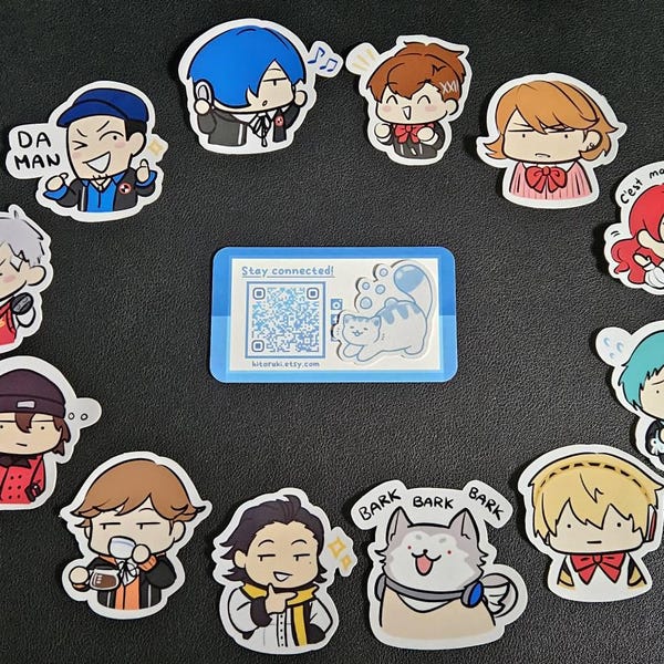 Silly Persona 3 Stickers!! - Etsy