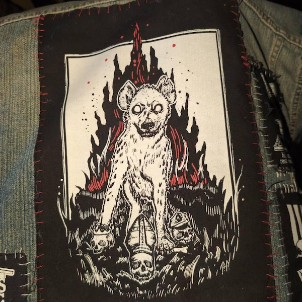 Punk Rock Opossum Print- Hand Printed on Paper - Original Art - Etsy