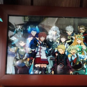 Legendary Xenoblade Family Photo Replica Featuring Rex Pyra Mythra Nia ...