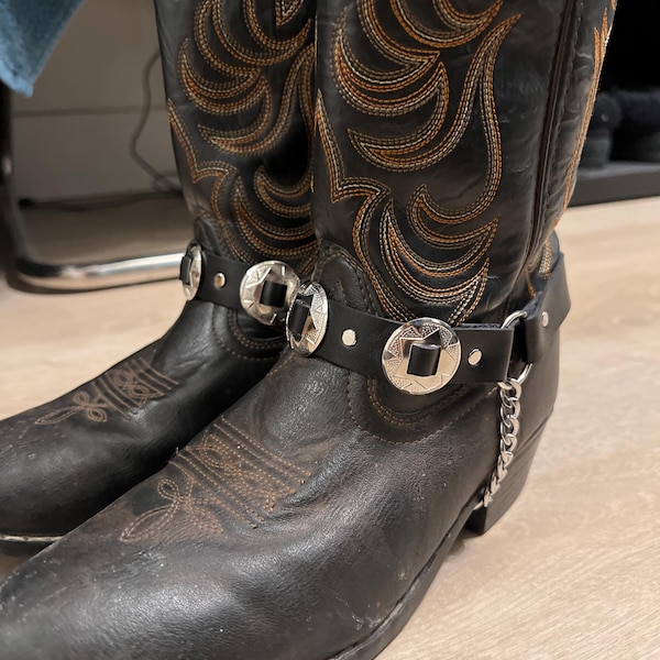 Western Concho Boot Straps - Etsy