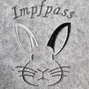 Rabbit Embroidery Design, Bunny Machine Embroidery Designs, 5 Sizes ...