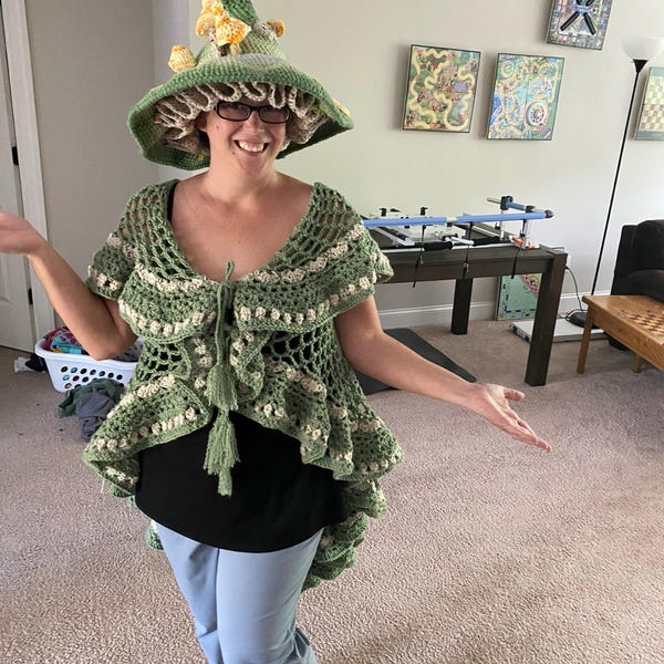 Crochet Lotus Duster PATTERN: Bell Sleeve Mandala Lace Jacket (PDF) - Etsy