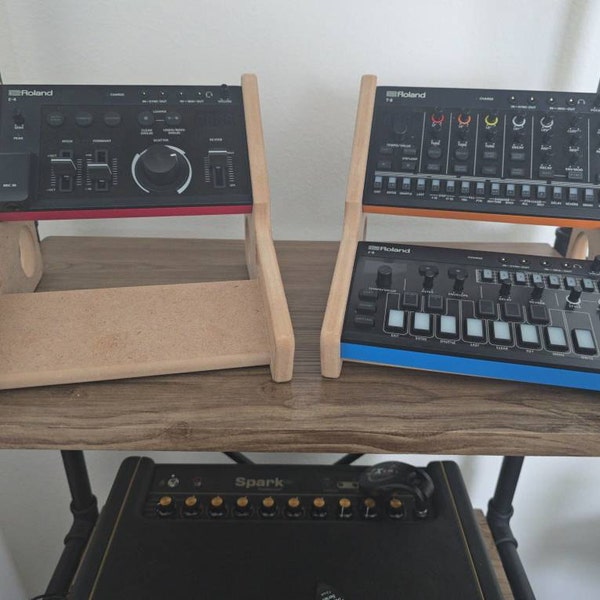 Behringer Crave, Edge & Spice - MDF Triple Stand From Synths and Wood ...