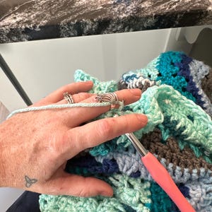 Crochet Pattern for Trellis Ladder Yarn Crocheted Multi-strand Necklace ...