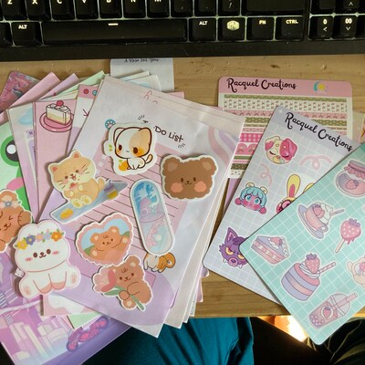 Self Love Typewriter Die Cut Sticker Kawaii Sticker Aesthetic Sticker ...