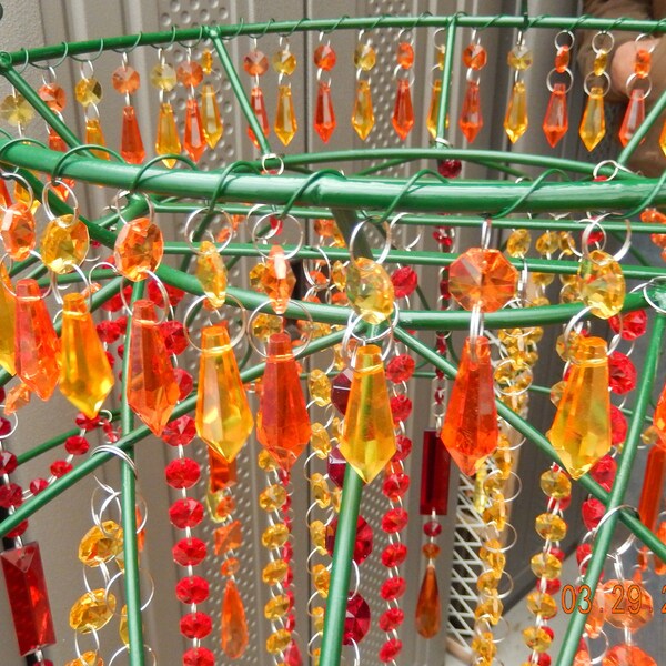 Light Green Crystal Rain Drops 20mm X 80mm Set of 4 for Chandeliers ...