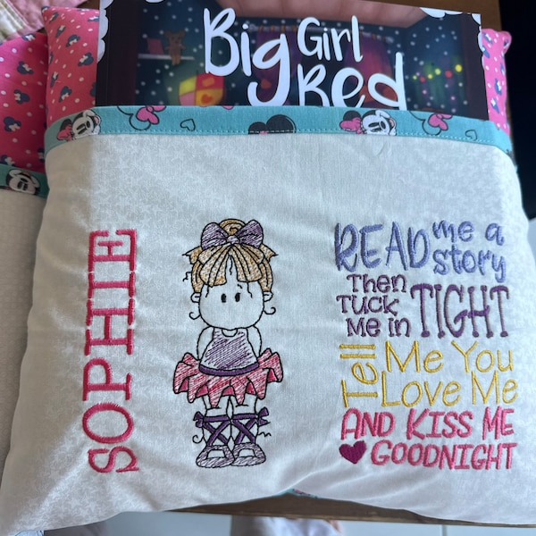 Ballerina 'read Me A Story' Machine Embroidery Design (INSTANT DOWNLOAD ...