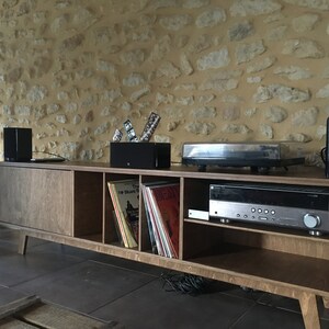 Record Player Stand, Vinyl Record Storage, Sideboard Vinyl ...