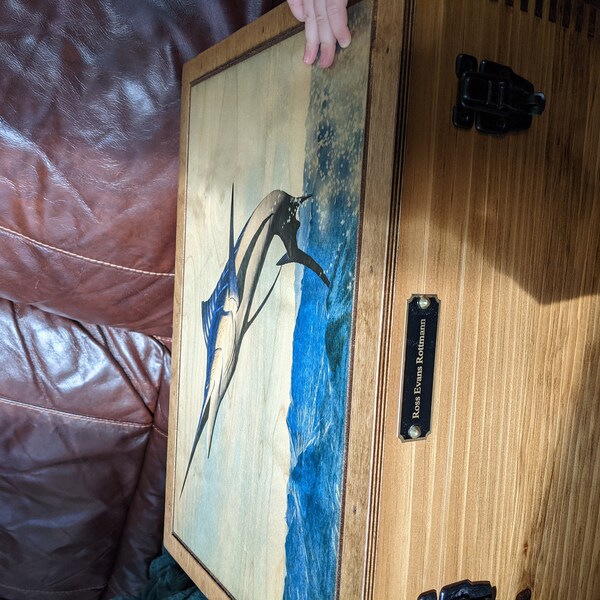 Marlin Jump Keepsake Box - Etsy