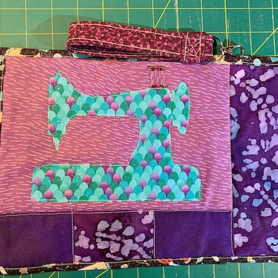 Sewing Machine Mug Rug W/ Pocket Pattern 12 X 8 Instant PDF Pattern W ...