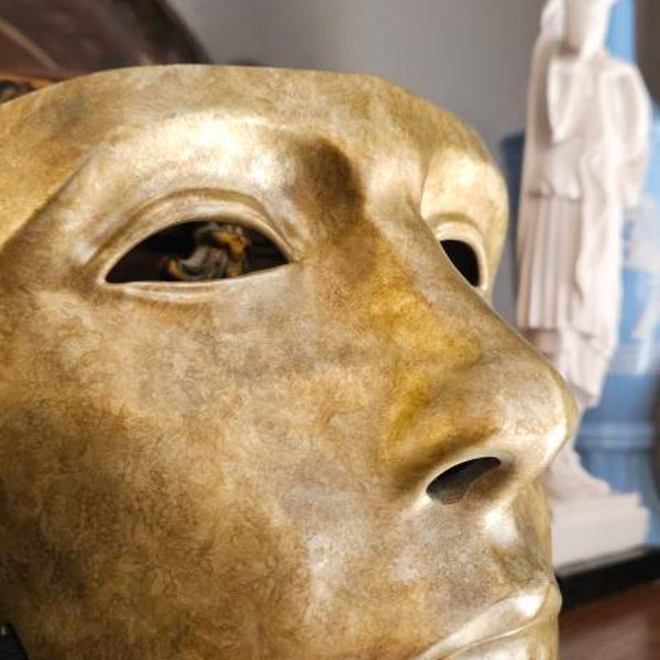 Titus - Roman Helmet Face Mask - Face Mask, Greek, Ancient Mask, Roman ...