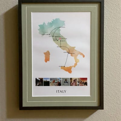 Custom Map Alaska Cruise Travel Journal Personalised A5 Notebook Bucket ...