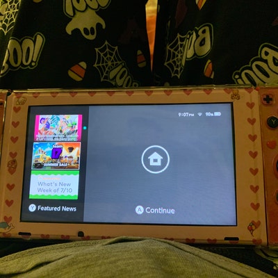 Pink Nintendo Switch Skin, Cute Cat Skin, Pet Switch Skin Full Wrap 3m ...