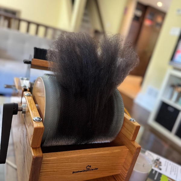 Large "big Brother" Motorized Electric Drum Carder - Etsy