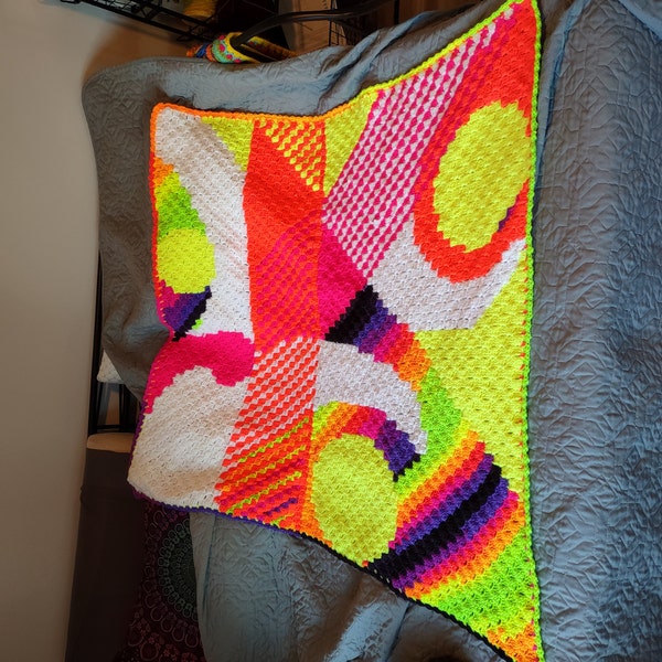 Aloha Aloha Hawaii C2C & Graphghan Afghan Crochet Pattern Blanket ...