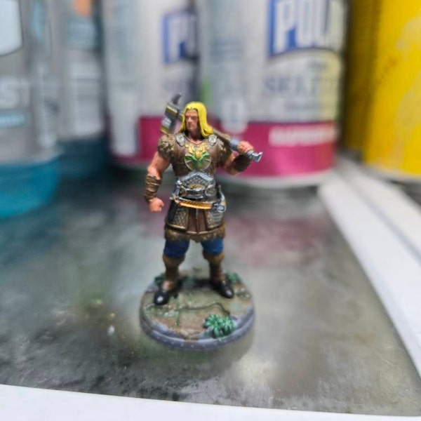 Orc Orog / Half-orc Fighter Barbarian DND Resin 28mm Scale Dungeons ...