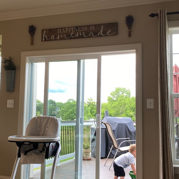 Happiness is Homemade Sign / Kitchen Sign / Cooking Sign / Farmhouse ...