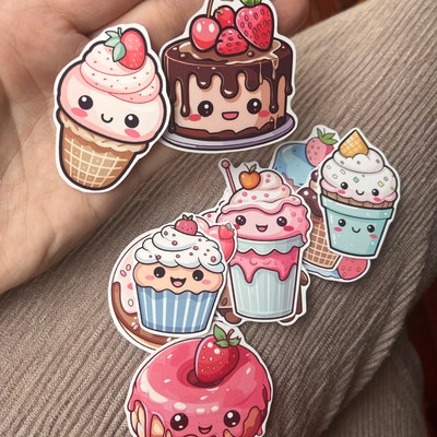 Kawaii Sweet Food Clipart 30 Cute Sweet Treats Clipart Cute Graphics ...