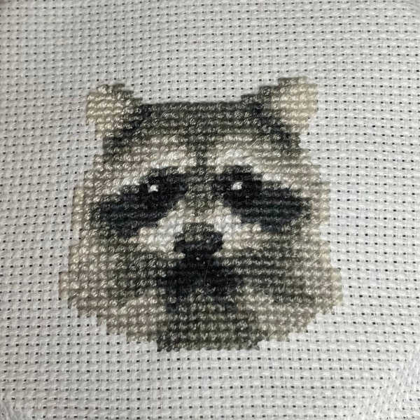 Raccoon Cross Stitch Pattern PDF Bundle - Set of 3 Raccoon Patterns ...