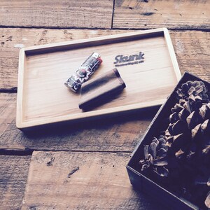 Stash Box and Rolling Tray Combo Wood Box With Lid Pipe Box - Etsy