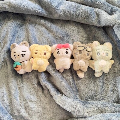 Plush Fluffy Photocard Holder Keychains - Etsy