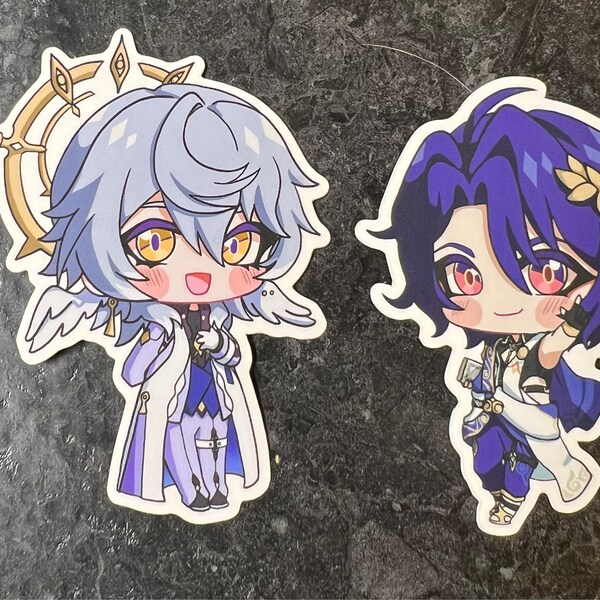Honkai Star Rail HSR Dr.ratio Aventurine Topaz Chibi Vinyl Stickers - Etsy