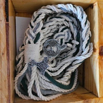 Norse Handfasting Cord in Your Colors Personalize With Viking Pendants ...