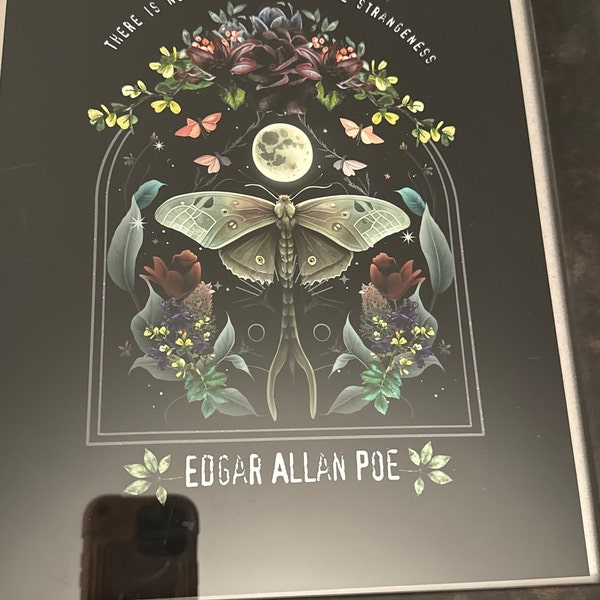 Edgar Allan Poe Dark Academia Original Design Gift Poster Archival ...