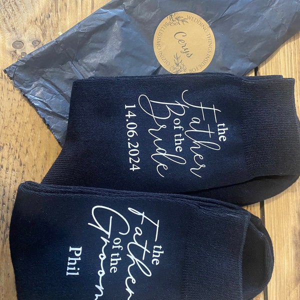 Wedding Socks - Father of the Groom Gifts, Father of the Groom Socks ...