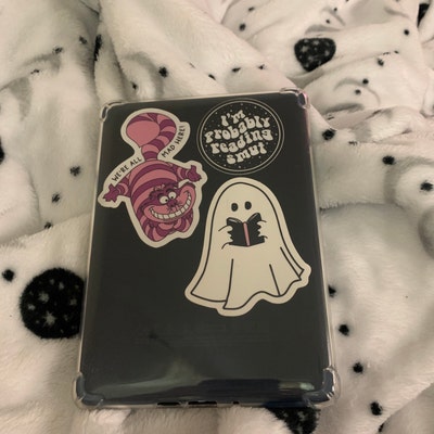 Bookish Ghost Sticker Cute Ghost Sticker Spooky Sticker Vinyl Sticker ...