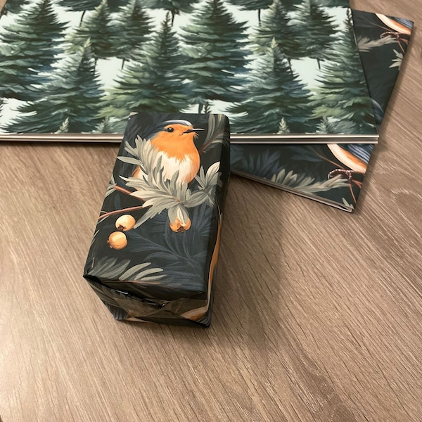 Block Print Wrapping Paper - Premium Gift Wrap, Block Print Collection ...